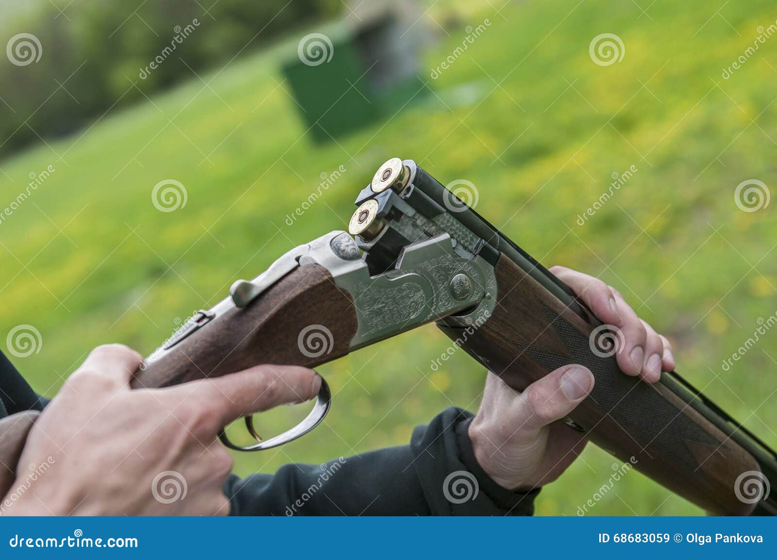 Skeet Shooting stock image. Image of background, design - 68683059