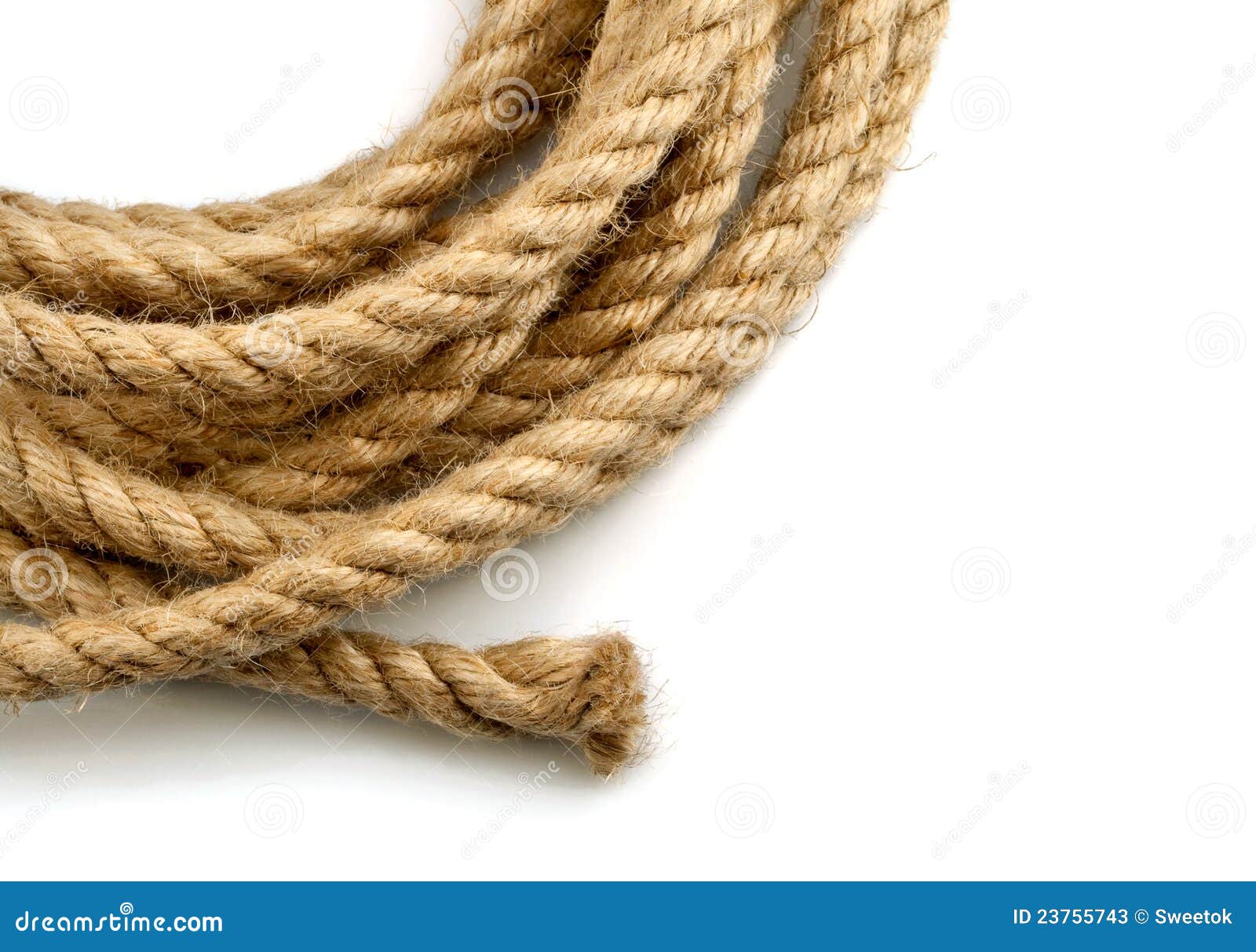 Skein of rope stock image. Image of isolation, bind, tightrope - 23755743