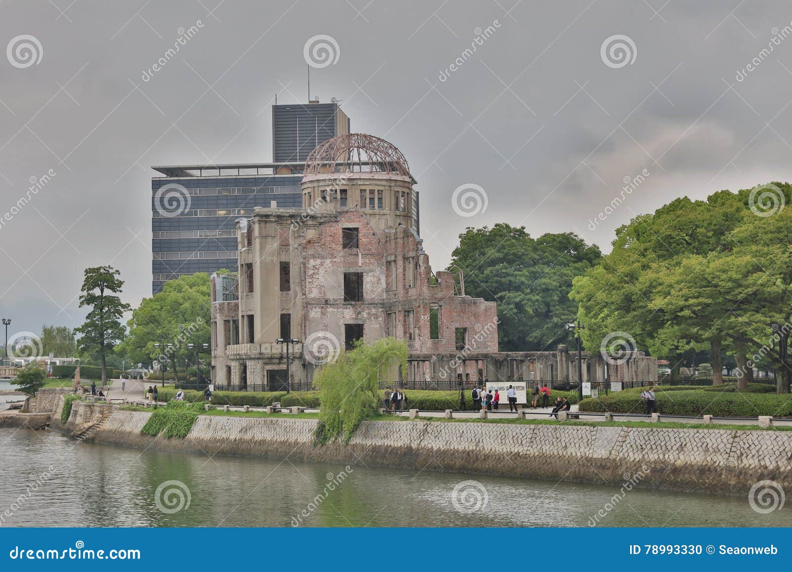 Skeletal Domed Building in Hiroshima Editorial Image - Image of attack ...