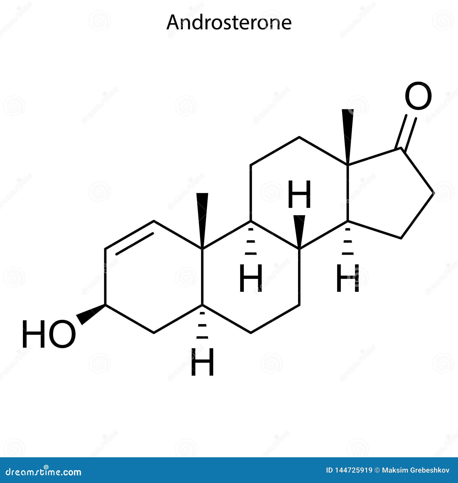Androsterone Structure