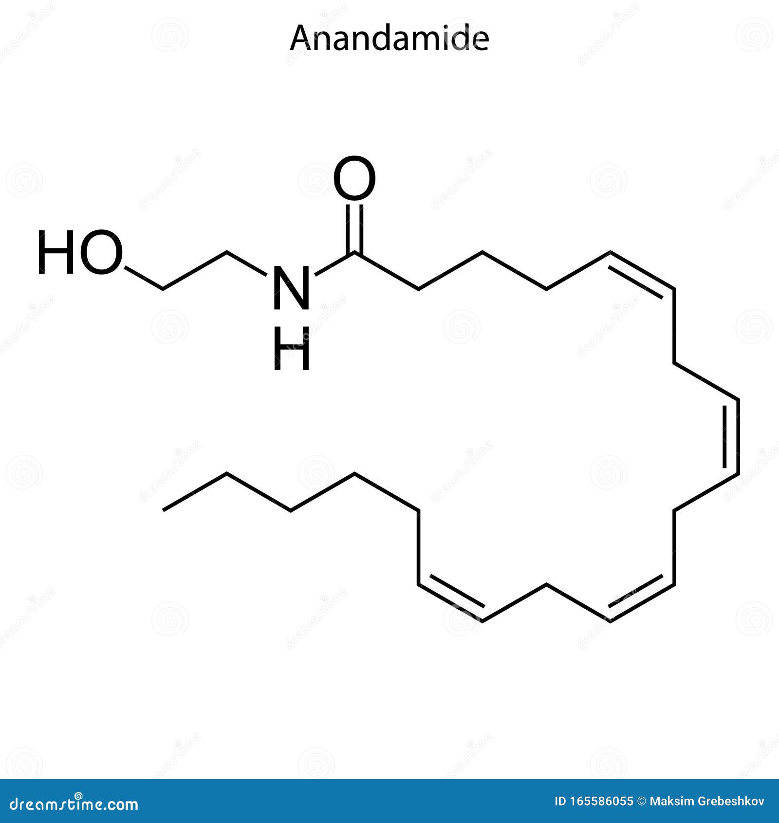 Skeletal Formula Of Chemical Element Royalty-Free Stock Photography ...