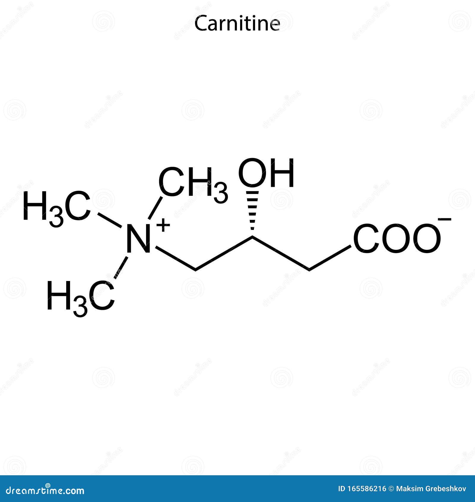 Skeletal Formula of Chemical Element Stock Illustration - Illustration ...