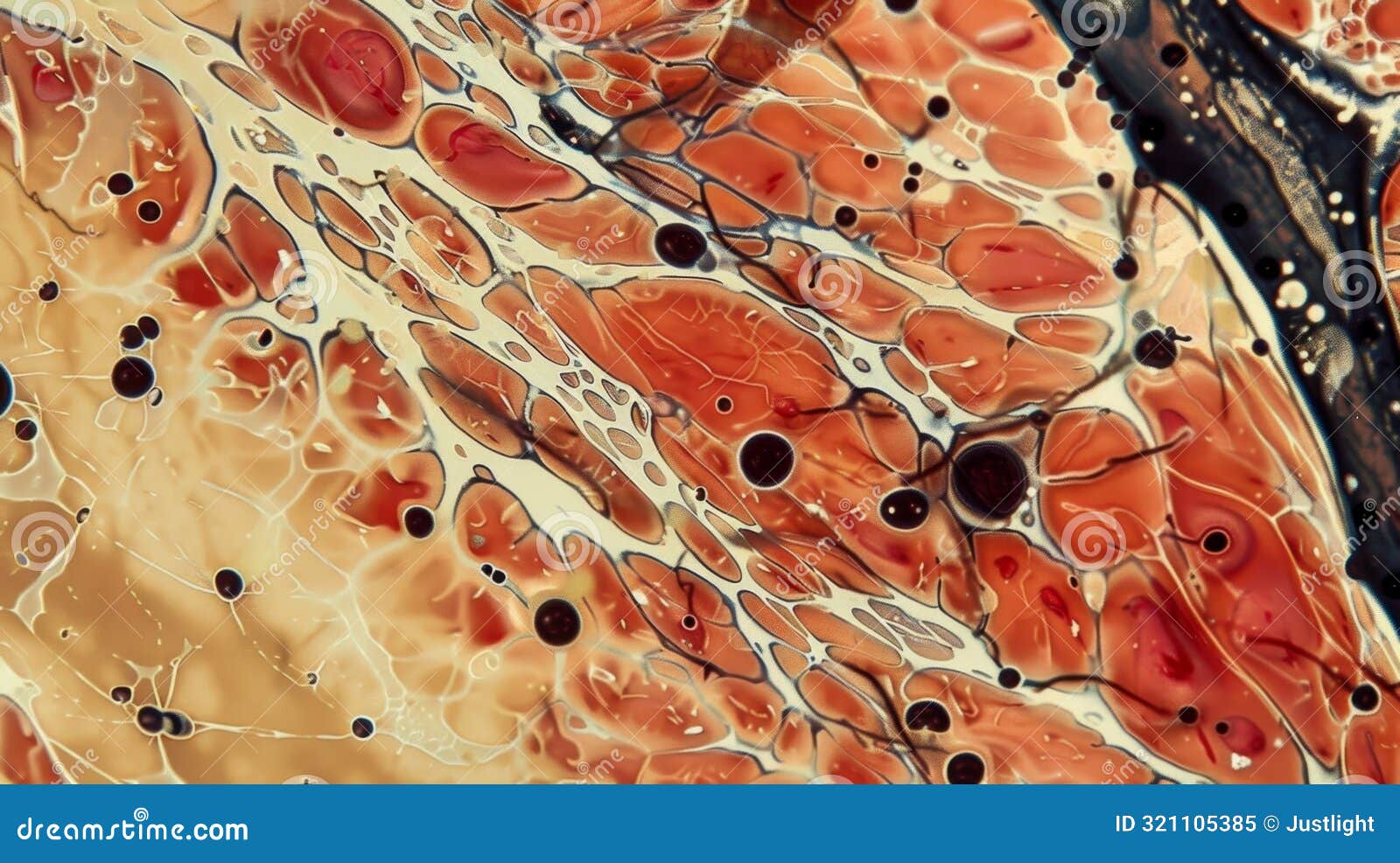 A Skeletal Muscle Tissue Sample Showing the Abnormal Storage of ...