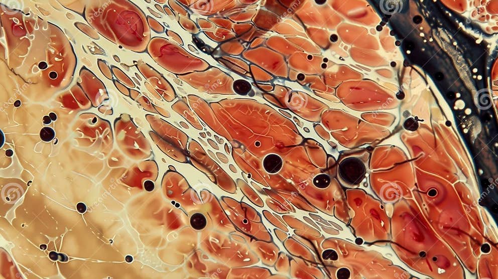A Skeletal Muscle Tissue Sample Showing the Abnormal Storage of ...