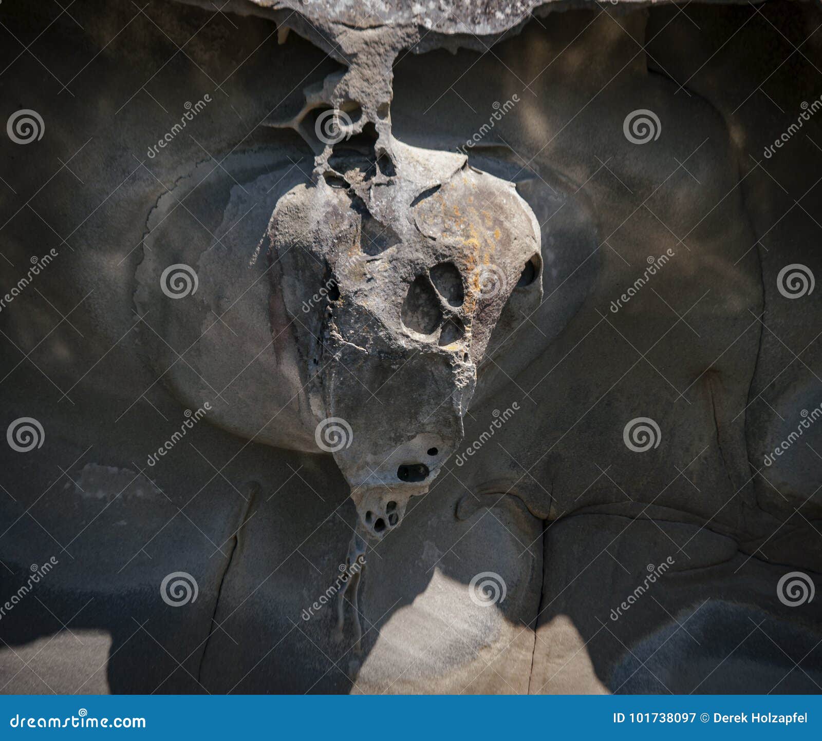 Skeletal Rock Formation stock image. Image of unreal - 101738097