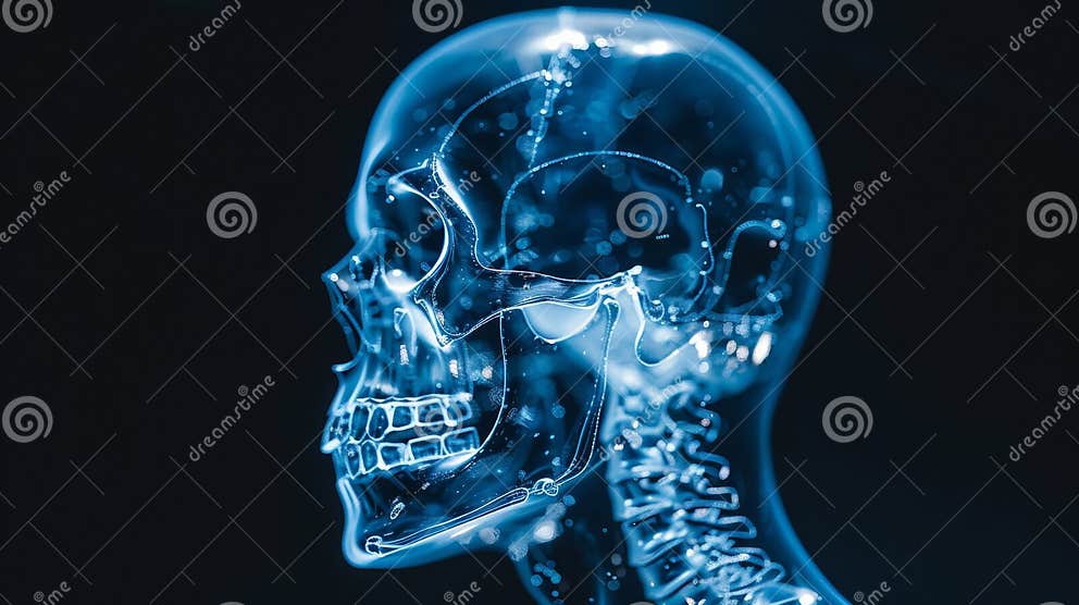 The Skeletal Structure of the Human Body. X-ray Image of the Future ...