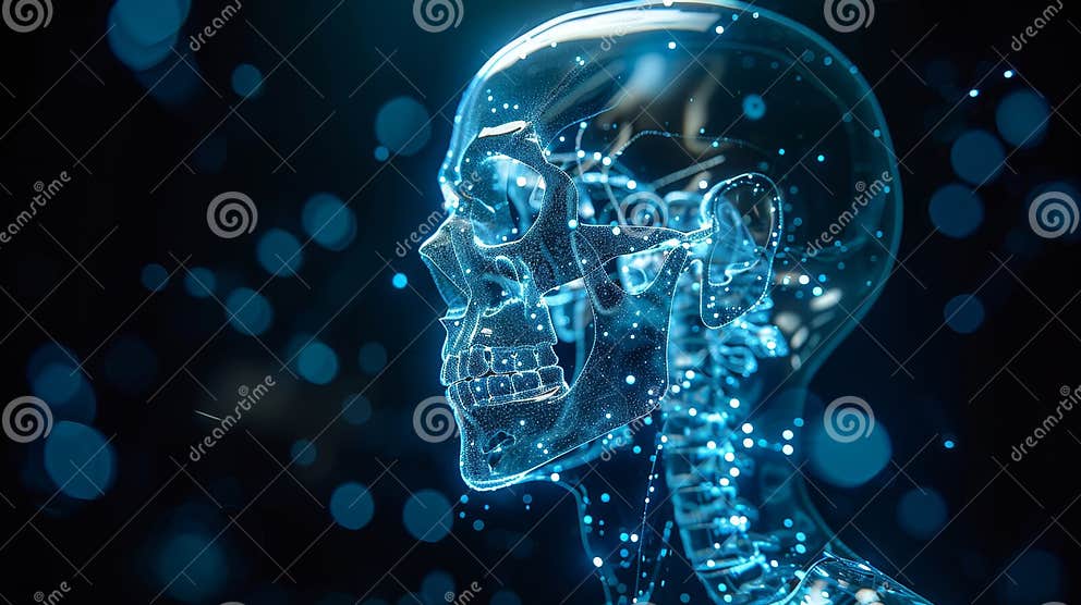 The Skeletal Structure of the Human Body. X-ray Image of the Future ...