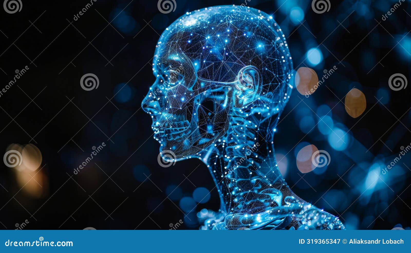 The Skeletal Structure of the Human Body. X-ray Image of the Future ...