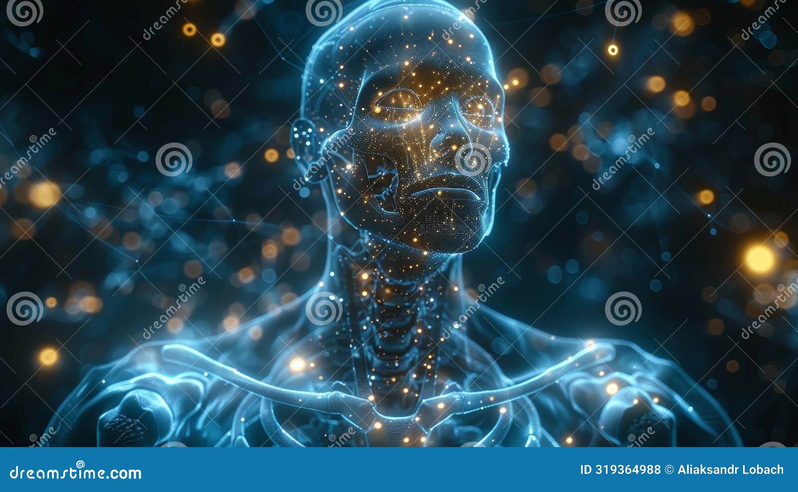 The Skeletal Structure of the Human Body. X-ray Image of the Future ...