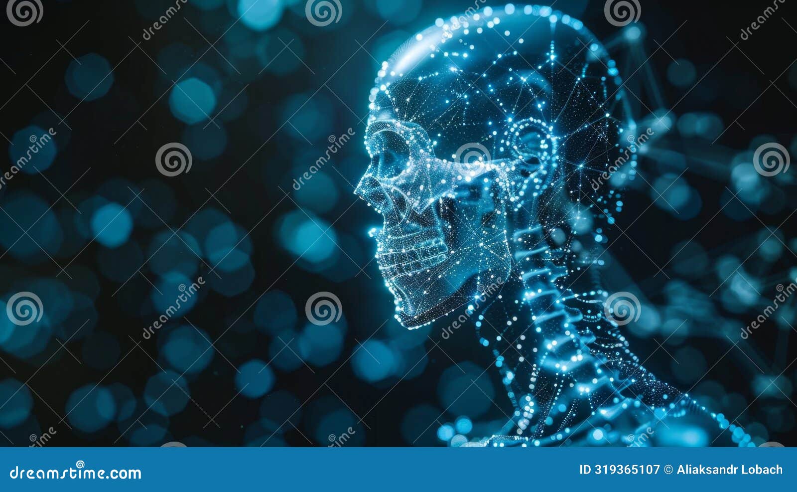 The Skeletal Structure of the Human Body. X-ray Image of the Future ...