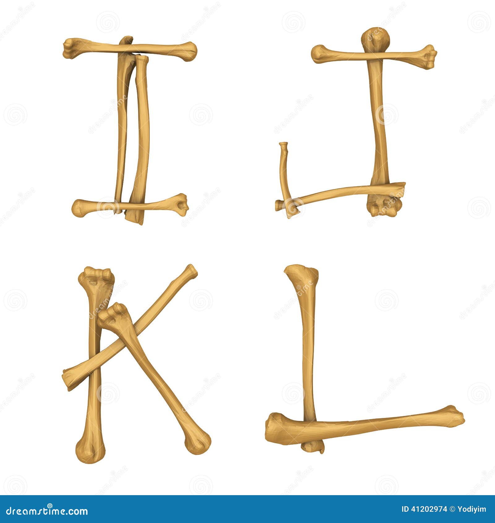 Skeleton Alphabet Calculate Sign Stock Photography | CartoonDealer.com ...