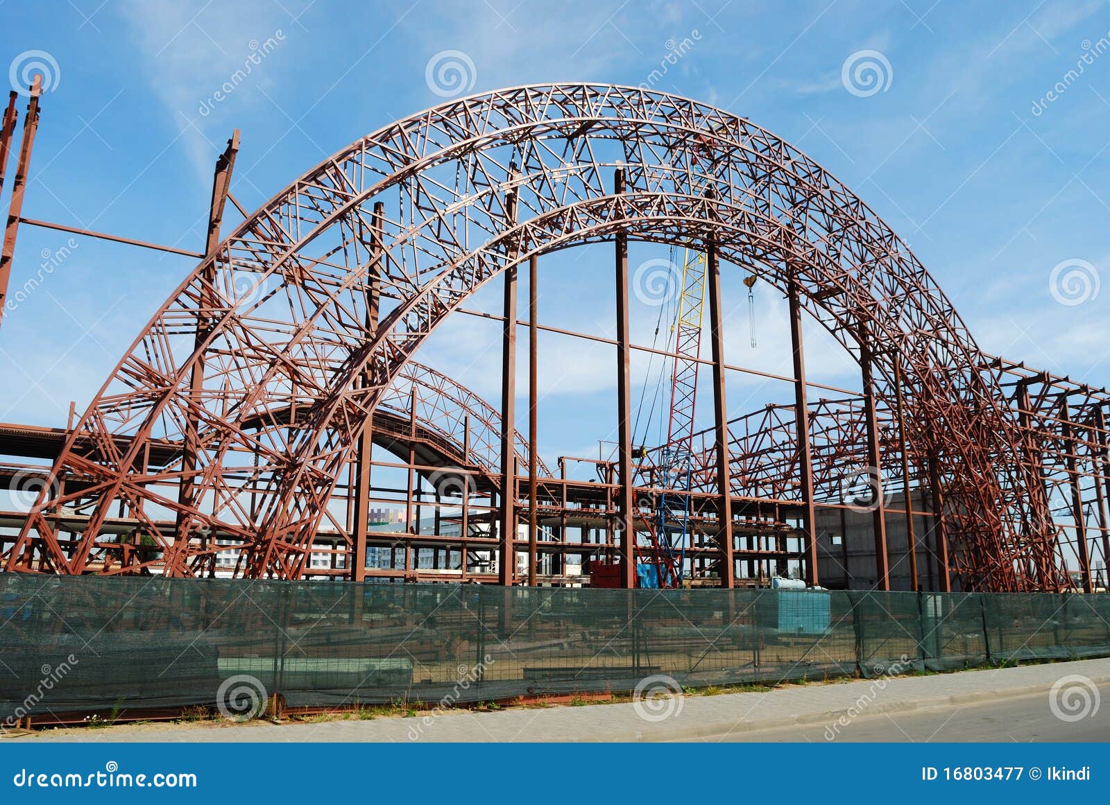 Skeleton of a building stock image. Image of arch, kind - 16803477