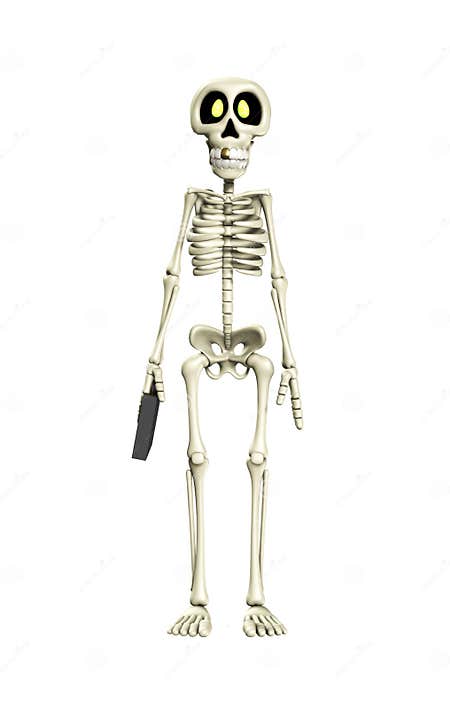 Skeleton Business Worker stock illustration. Illustration of horror ...