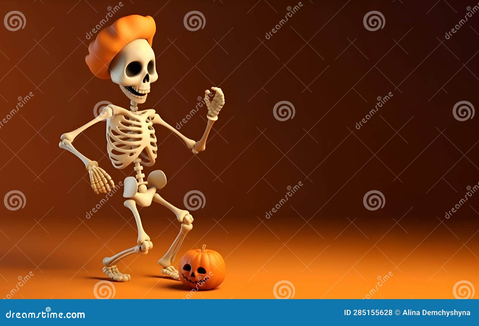 Skeleton Man Dancing With Catrina To Day Of The Dead Celebration ...