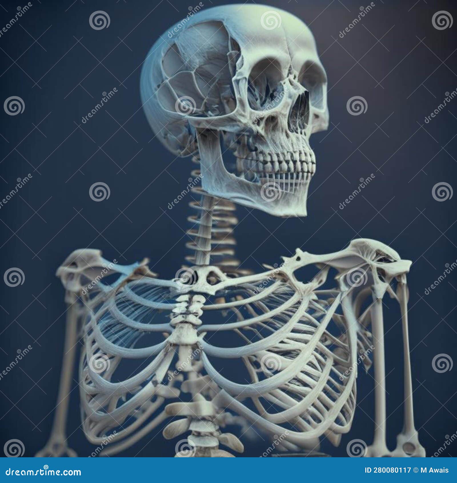 Skeleton Illustration Spooky Horror Design Stock Illustration ...