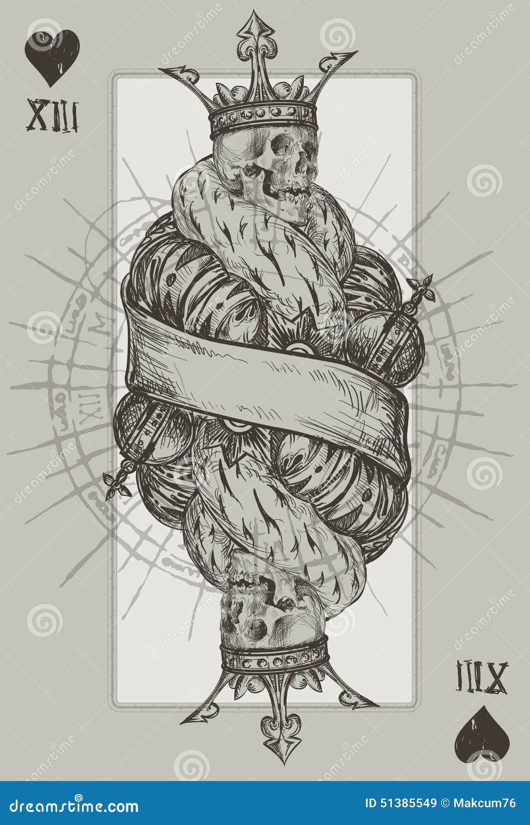 Skeleton King Cartoon Vector | CartoonDealer.com #51385549