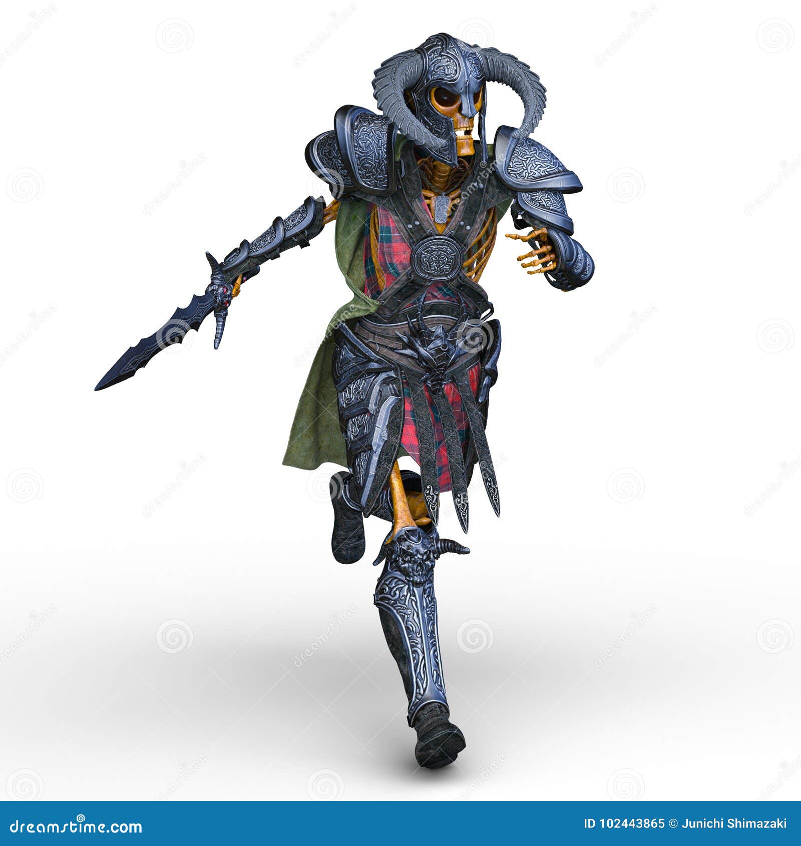 Skeleton knight stock illustration. Illustration of sword - 102443865