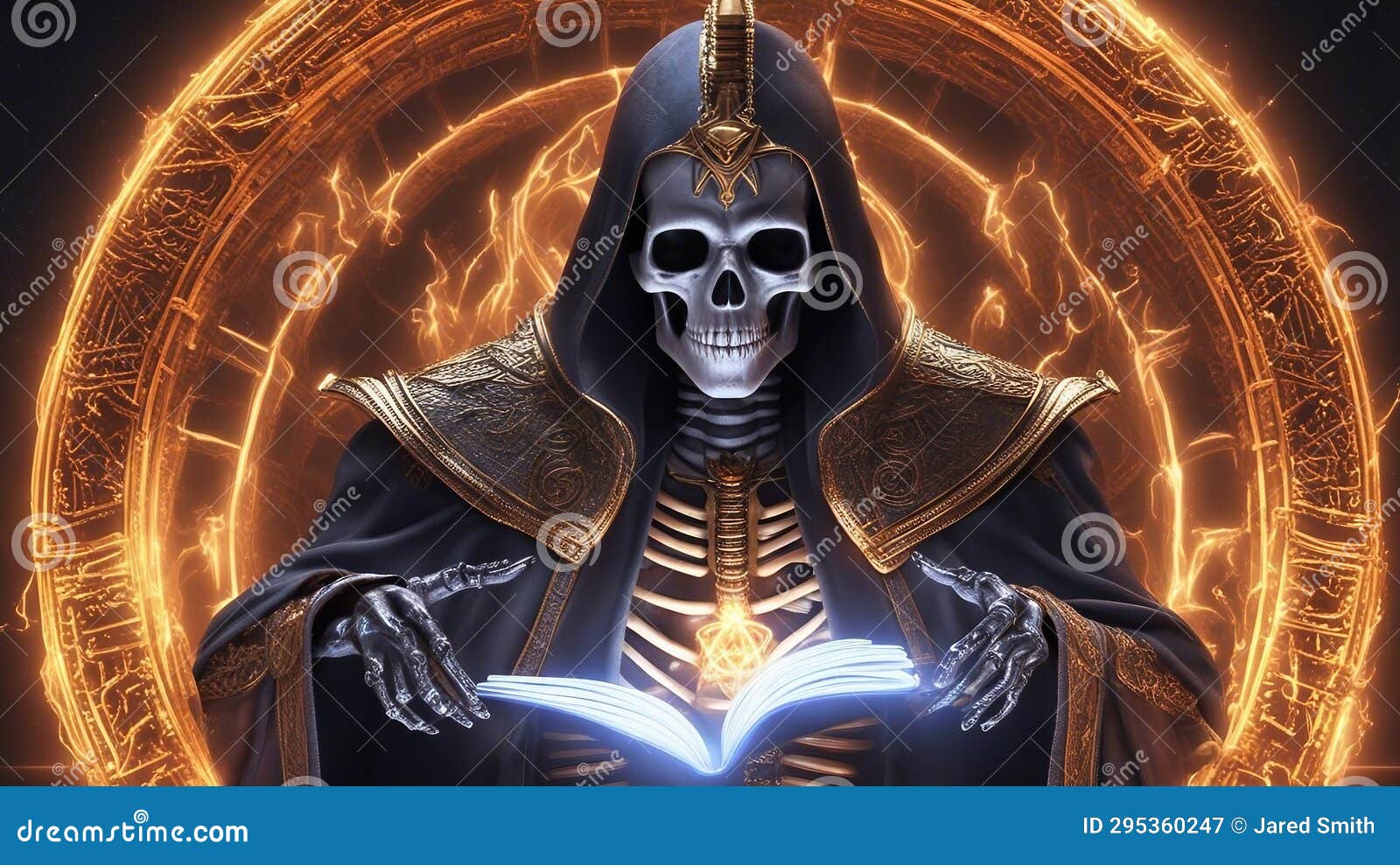 A Skeleton Pharaoh Who Has Been Possessed by a Demon that Grants Him ...