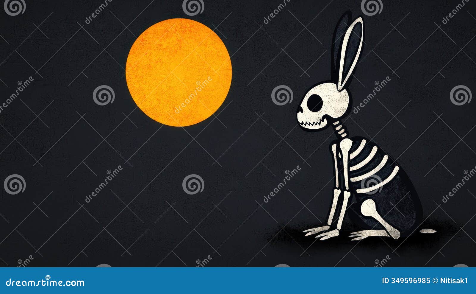 Skeleton Rabbit Pixel Art Pattern Seamless. 8 Bit Skull Hare Background ...