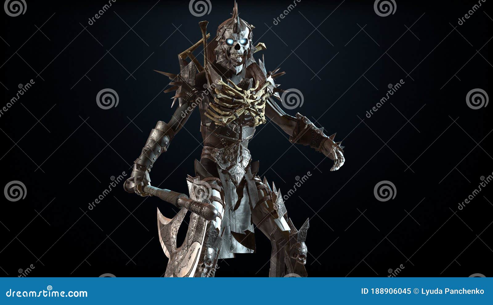 Skeleton, Render 3D Model On The Background Royalty-Free Stock Image ...