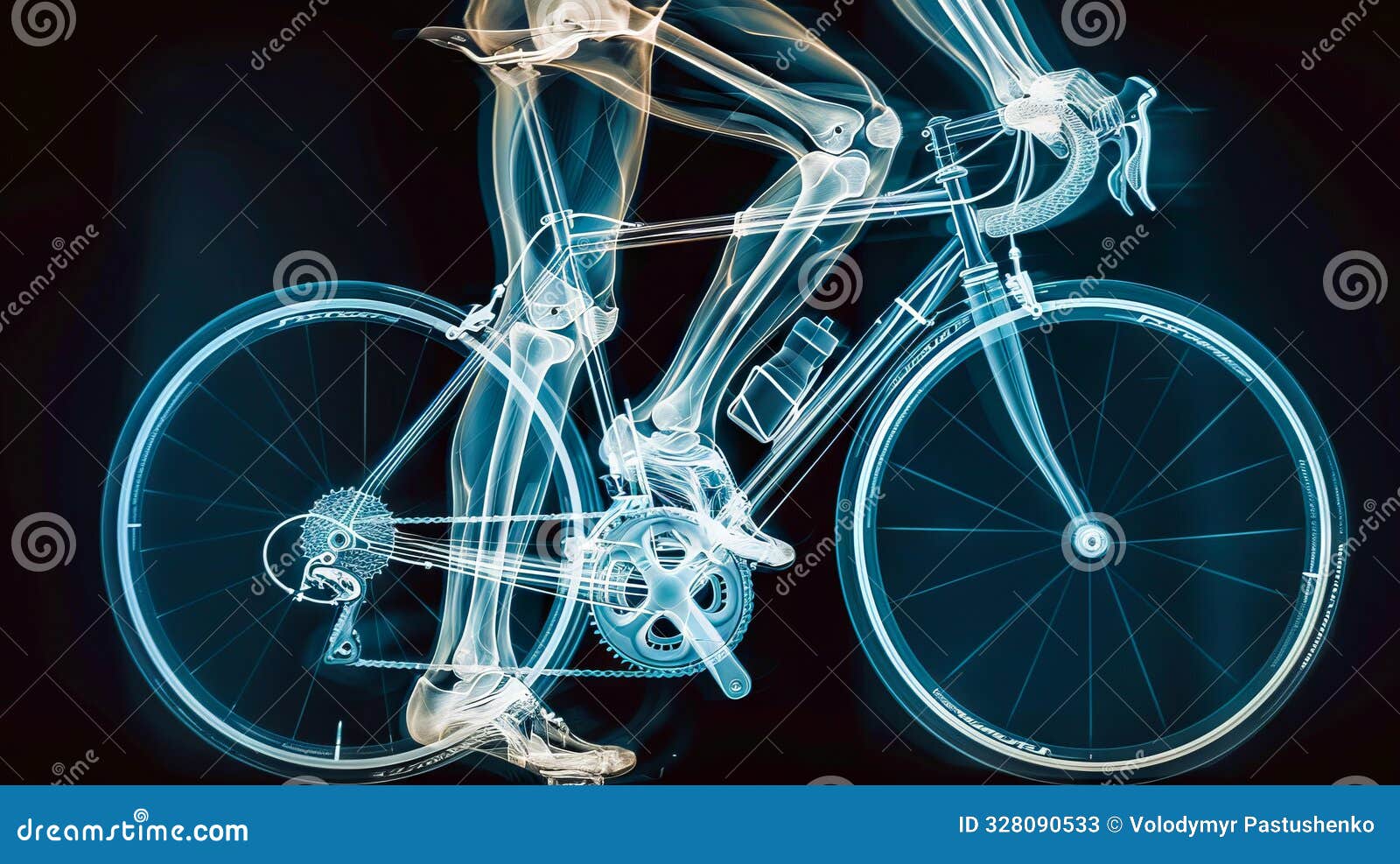 Skeleton Riding Brat Style Motorcycle Cartoon Vector | CartoonDealer ...