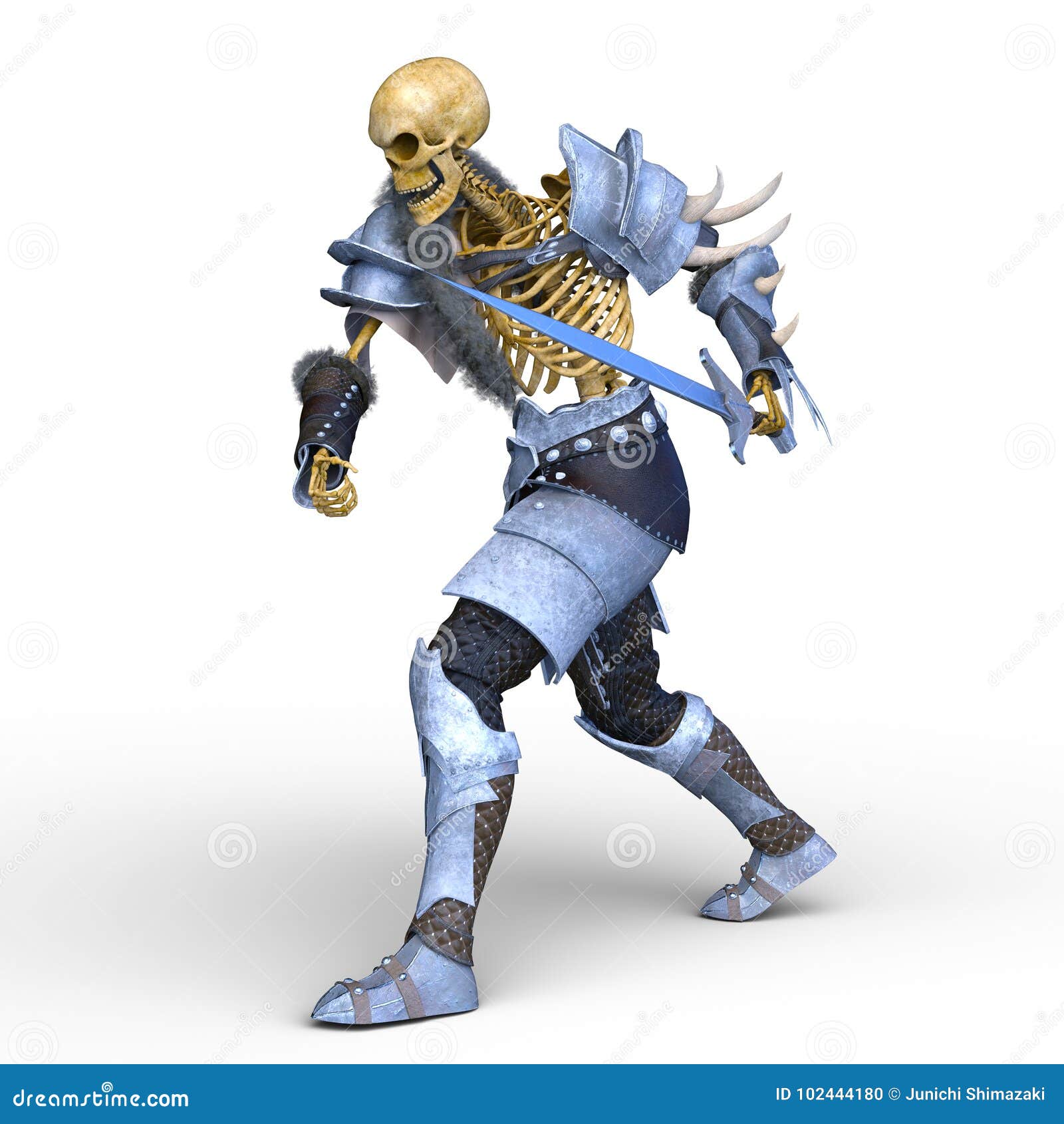 Skeleton Ritter stock abbildung. Illustration von krieger - 102444180