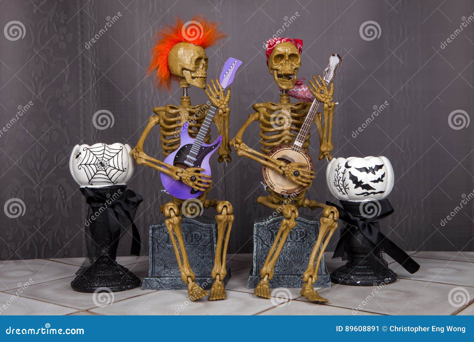 Skeleton Rock stock image. Image of guitar, object, holiday - 89608891