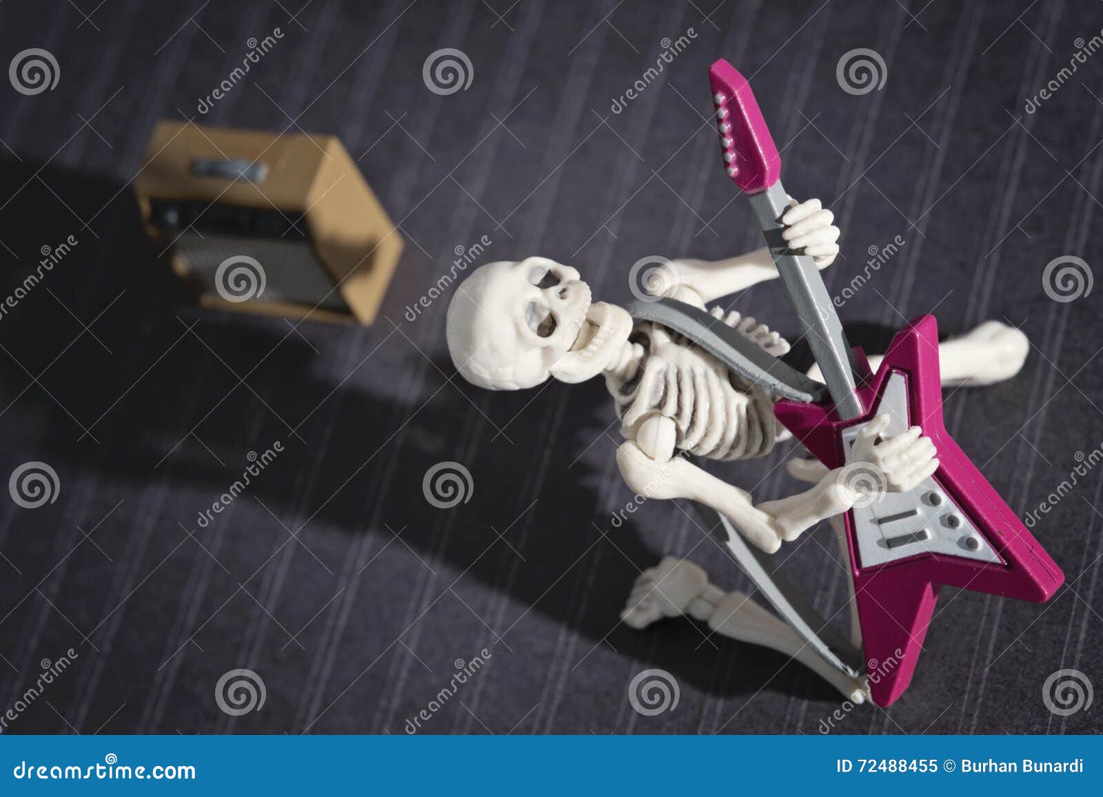 Skeleton rocks stock image. Image of person, play, live - 72488455