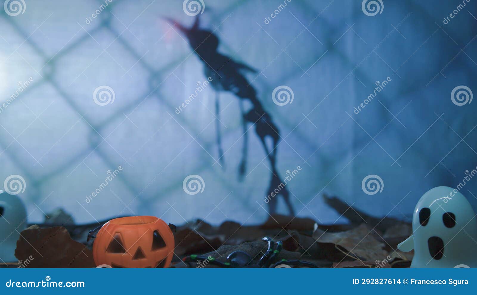 Skeleton Shadow Walking for Halloween Stock Photo - Image of spider ...