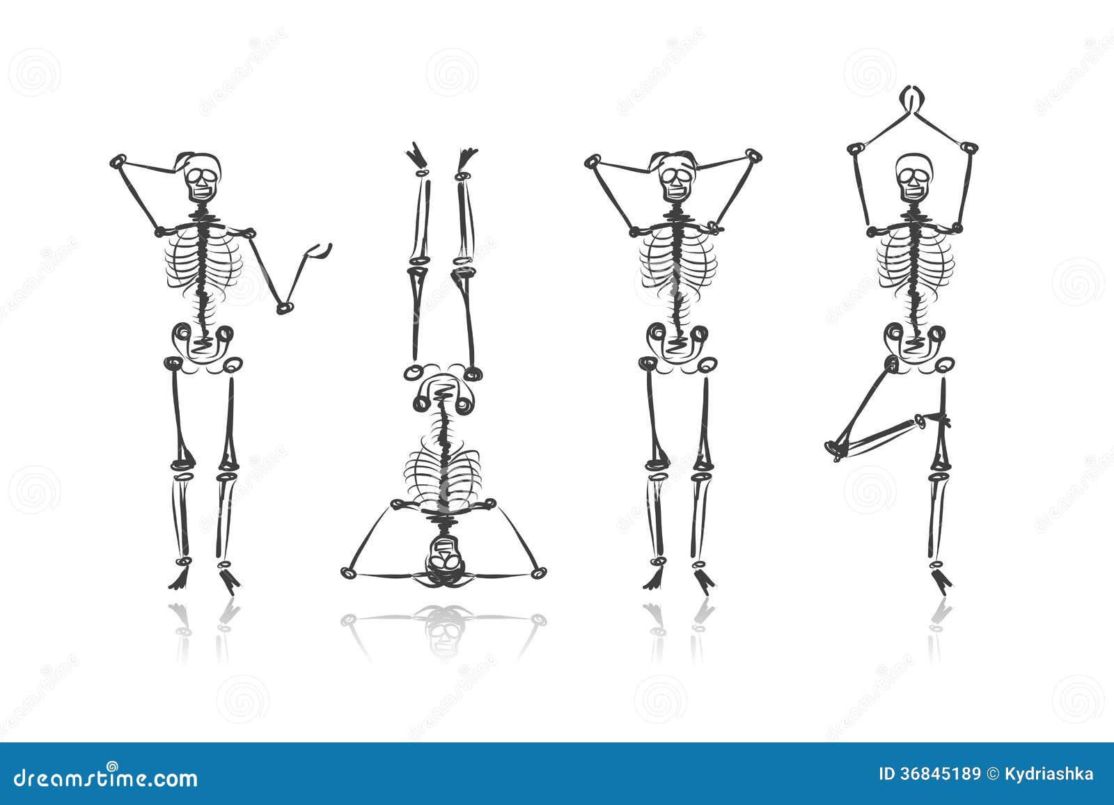 If You Can`t Get Rid Of The Skeleton In Your Closet Vector Illustration ...