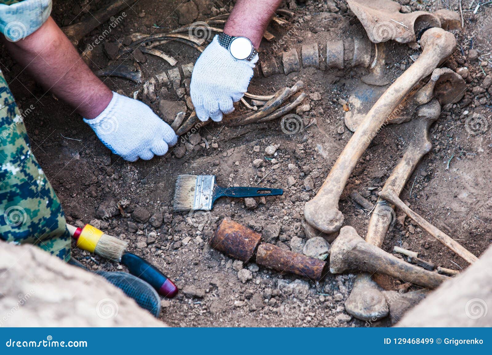 Skeleton Soldier of the Second World War Stock Image - Image of world ...