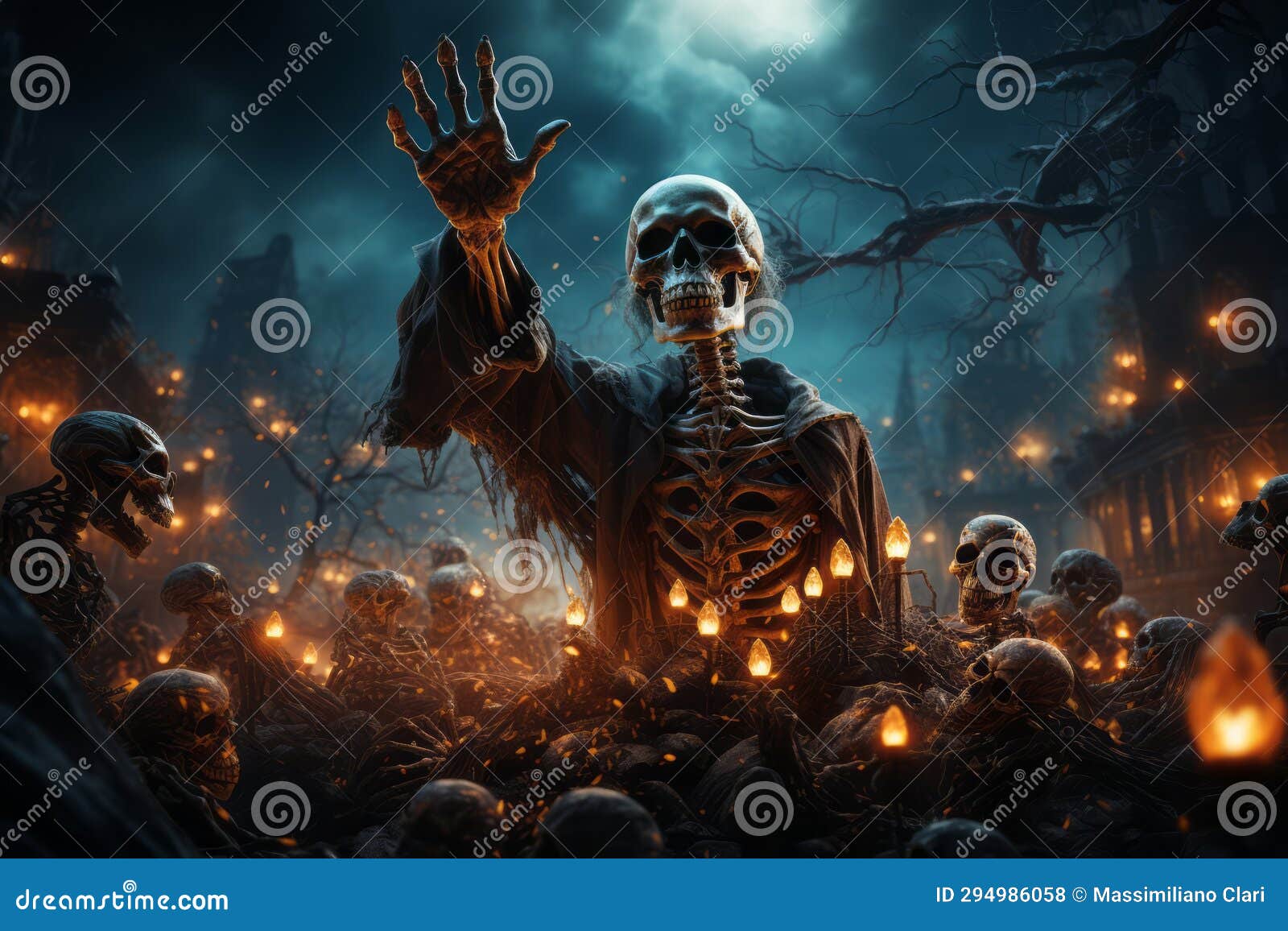 Arms Skeleton Human Front Anterior Ventral View. Set Of Hands, Forearms ...