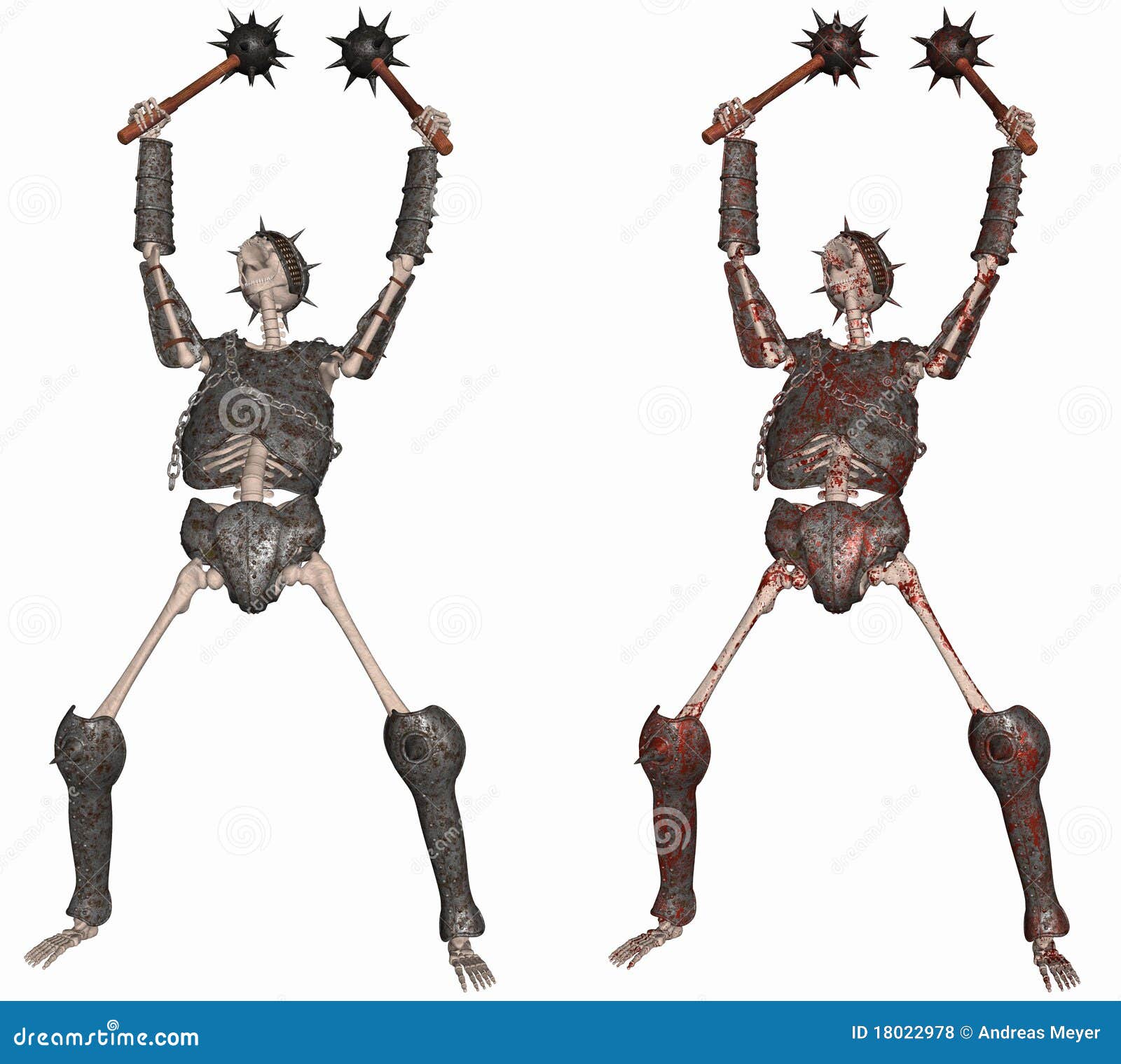 Skeleton Warrior stock illustration. Illustration of skin - 18022978