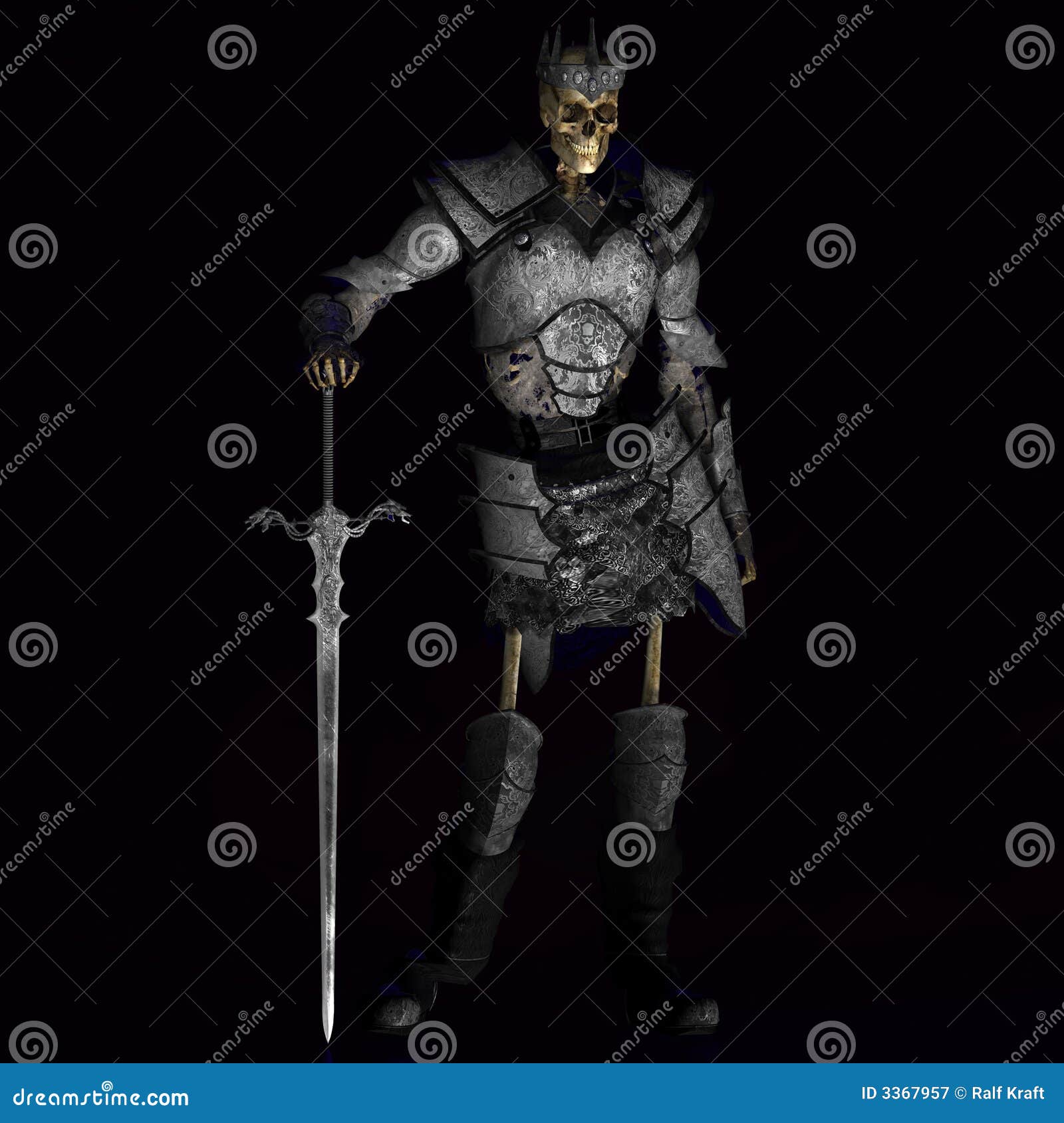 Fighting Skeleton Stock Photography | CartoonDealer.com #619214