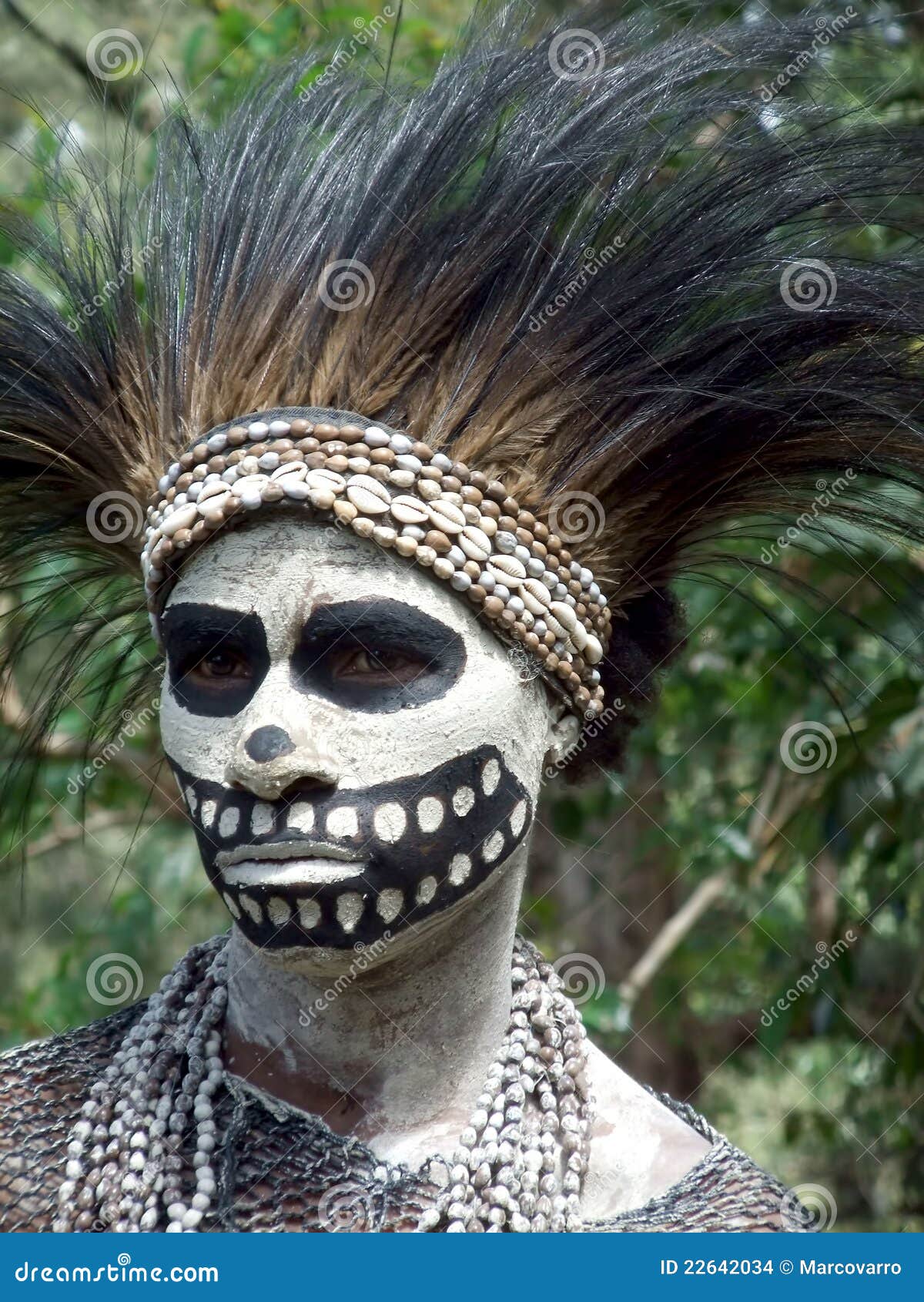 Skeleton woman editorial stock image. Image of goroka - 22642034