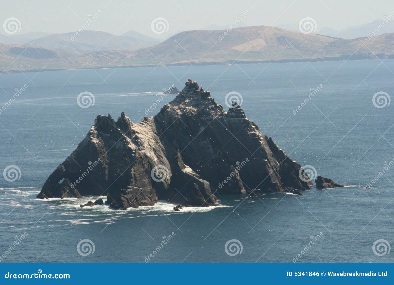 Skellig Rock in Ireland stock photo. Image of archeology - 5341846