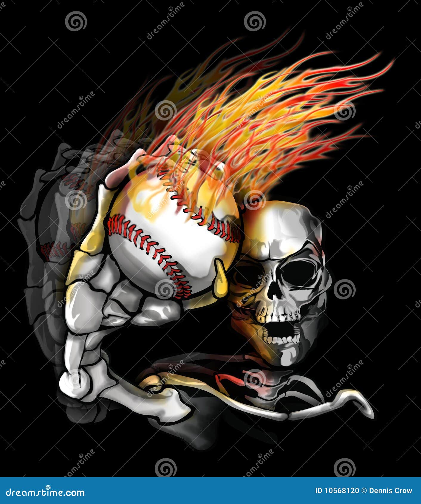 Skeleton Throwing Its Head