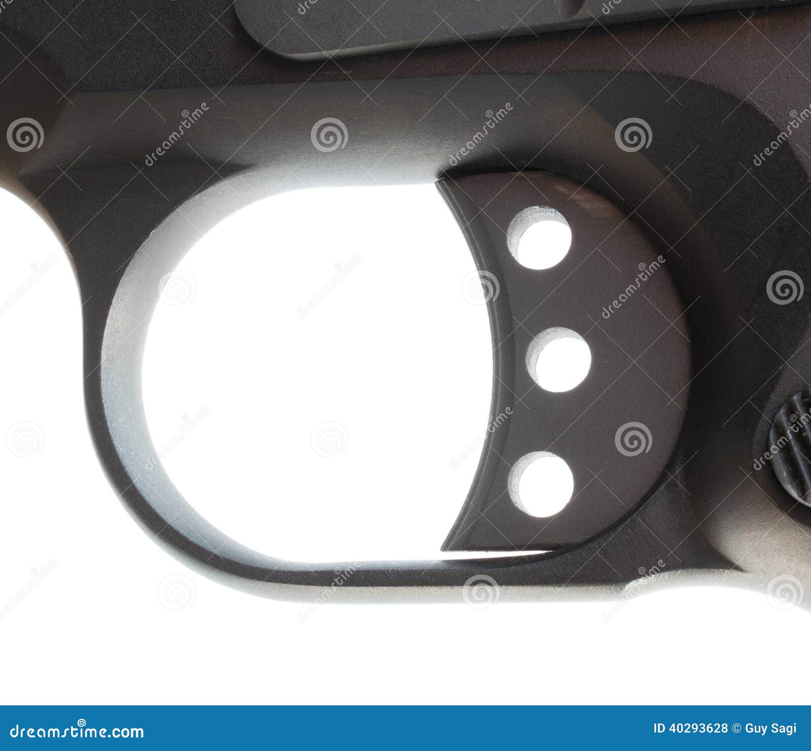 Skeltonized trigger stock photo. Image of weapon, firearm - 40293628
