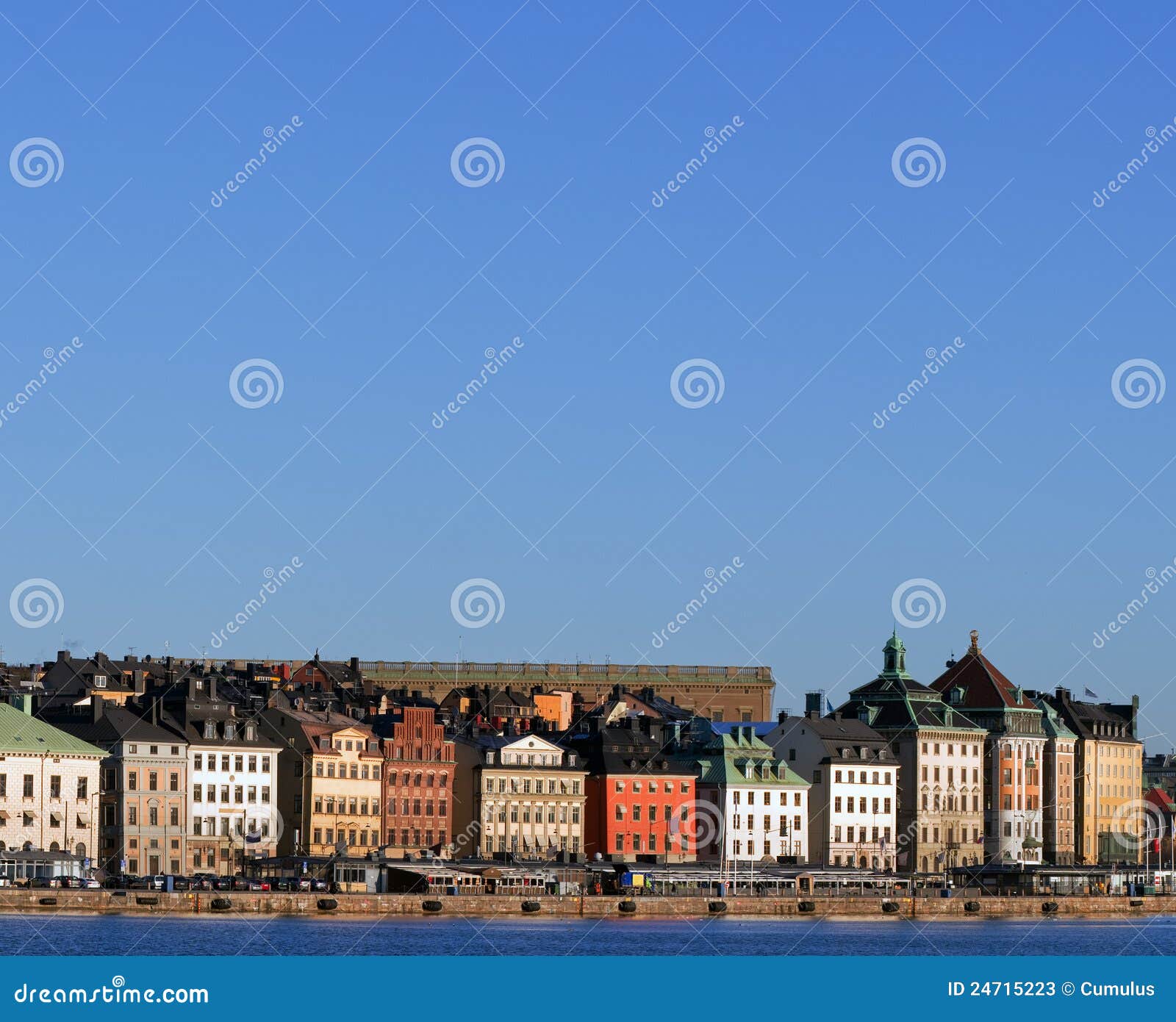 Skeppsbron in Stockholm. stock image. Image of destination - 24715223
