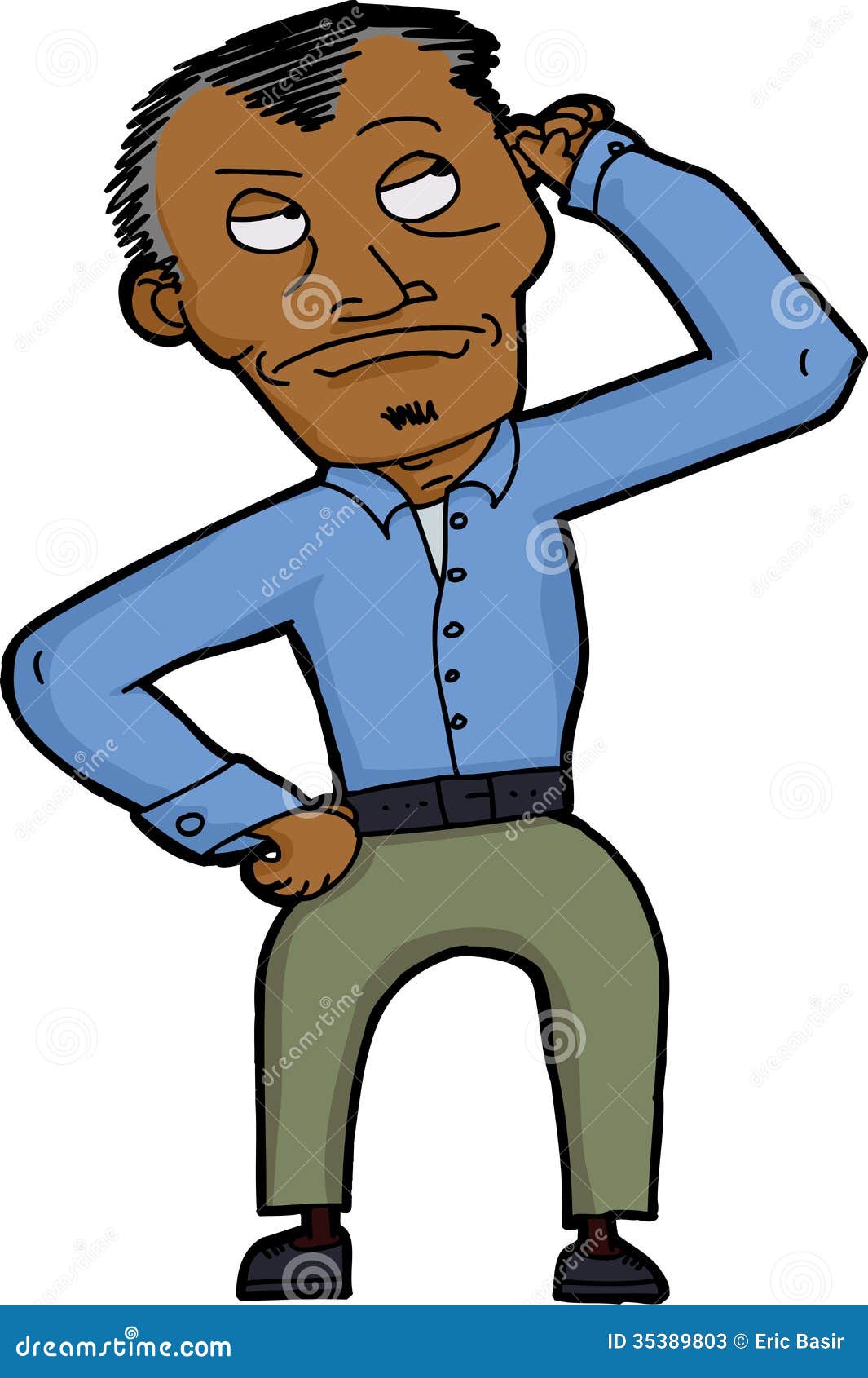 Skeptical Bow Legged Man Stock Photos - Image: 35389803