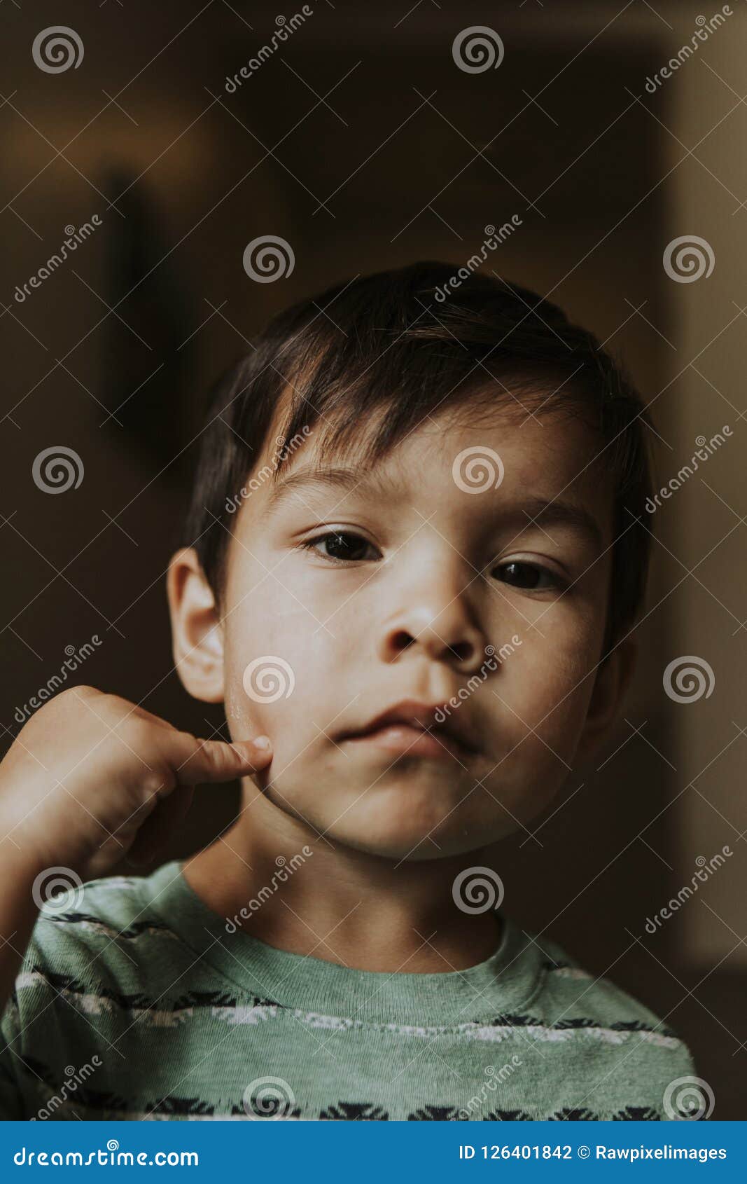 Skeptical. Portrait Puzzled Young Woman Thinking Has Many Ideas Looking ...