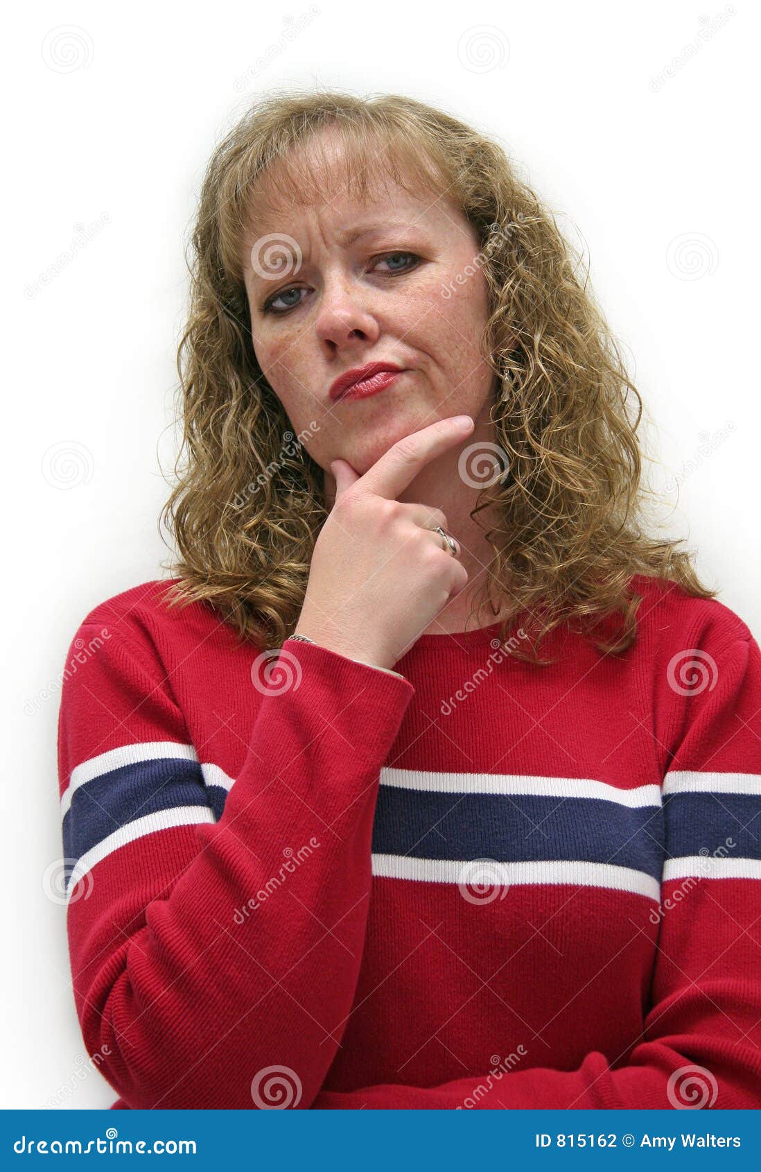 Skeptical looking female stock photo. Image of scorn, expression - 815162
