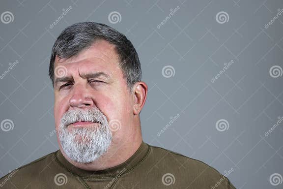 Skeptical Man stock photo. Image of person, portrait - 19433594