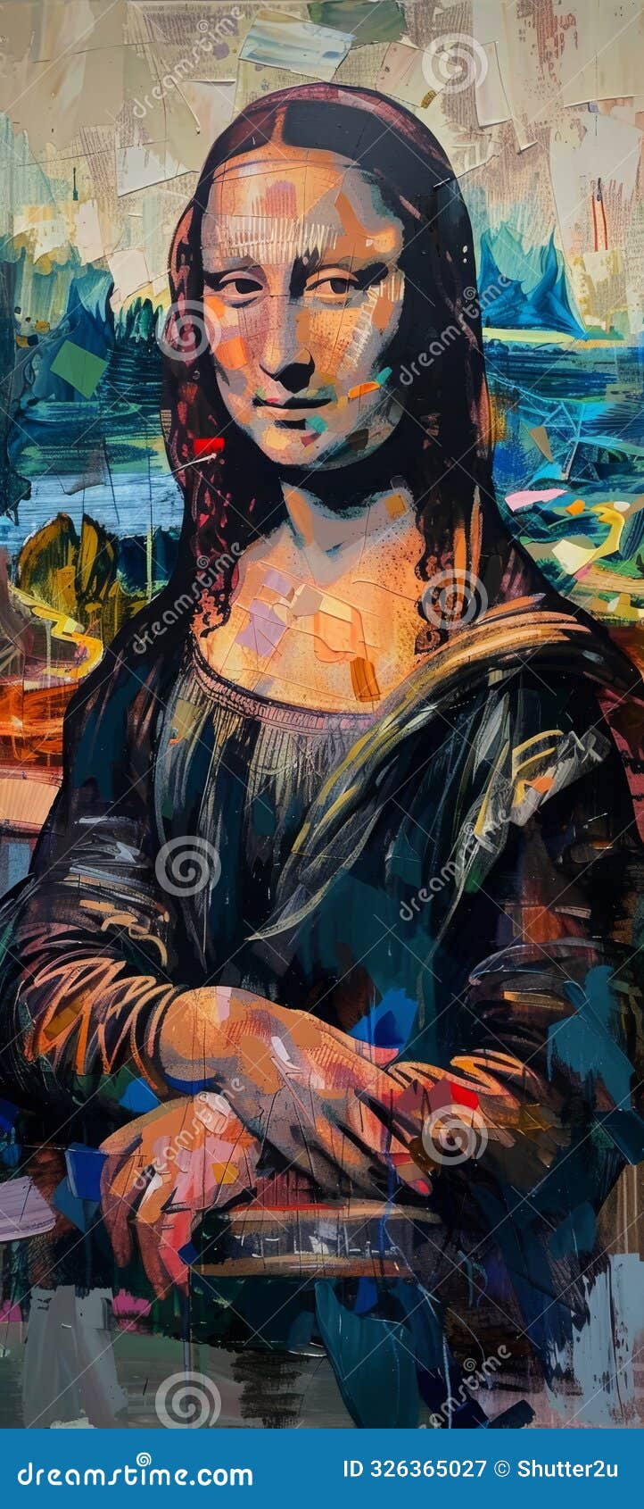 A Skeptical Mona Lisa Her Smirk Turned into a Questioning Gaze ...