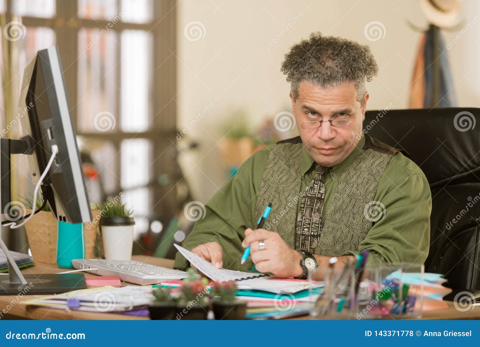 Skeptical Creative Business Man in an Office Stock Photo - Image of ... Skeptical Creative Business Man in an Office Stock Photo - Image of ...