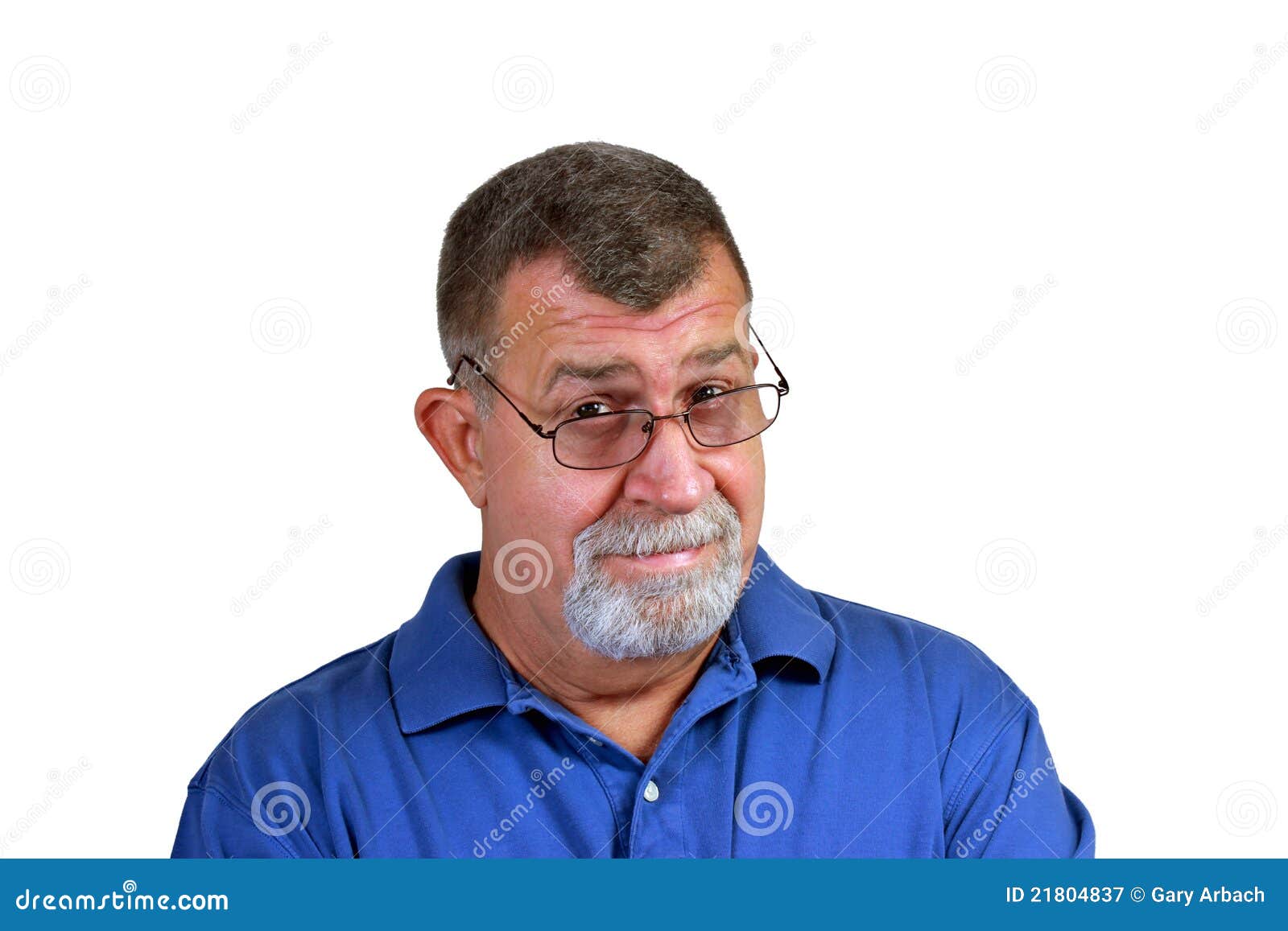 Skeptical Senior Man stock image. Image of baby, doubtful - 21804837