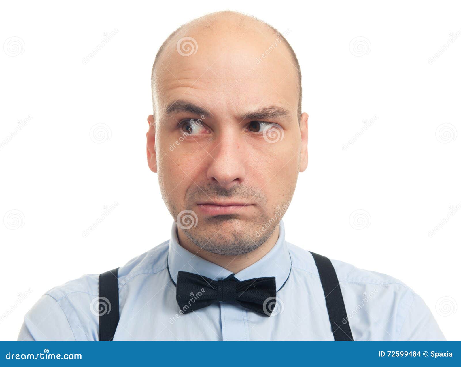 Serious Bald Man Thinking Royalty-Free Stock Photo | CartoonDealer.com ...