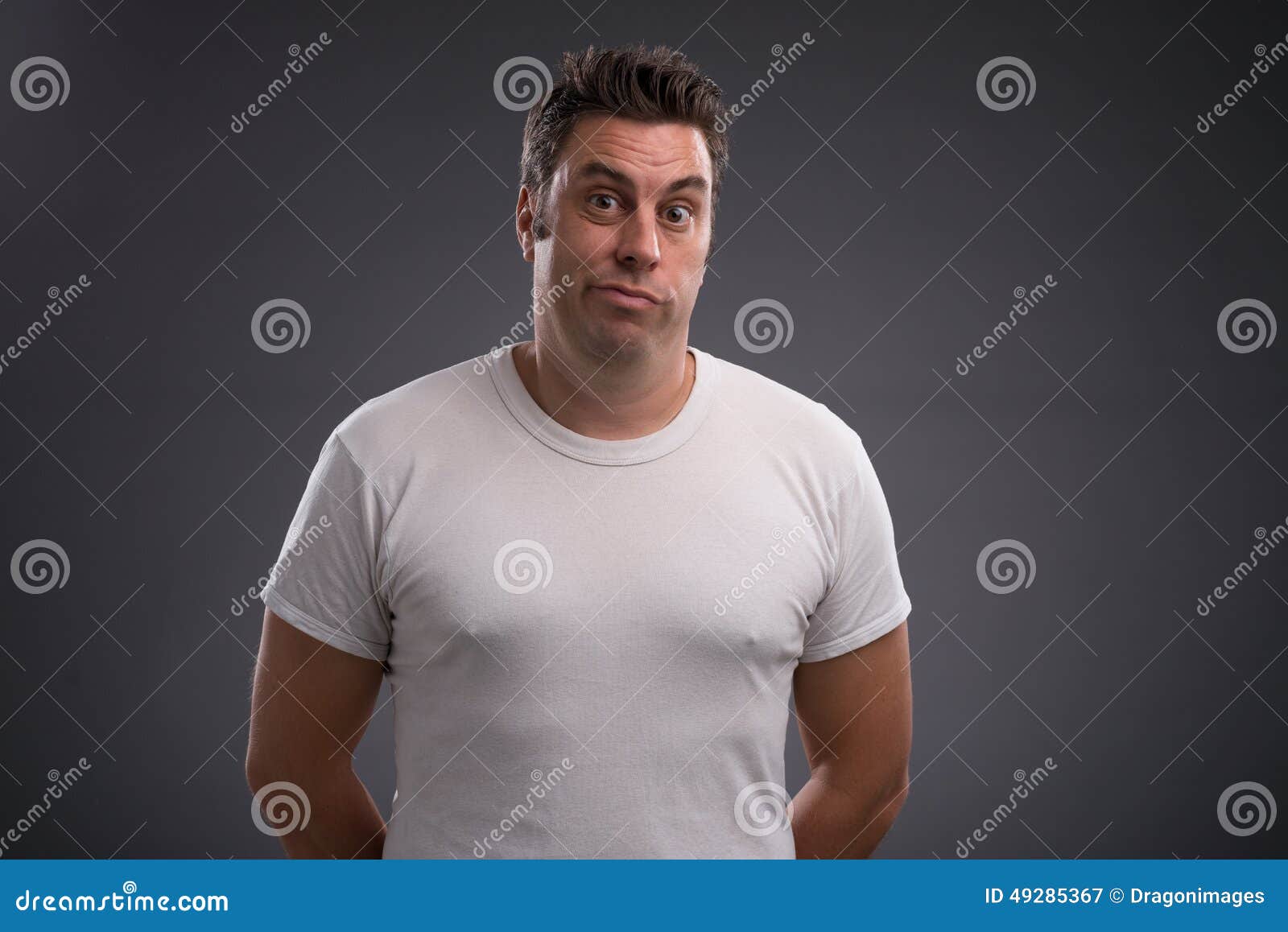 Skepticism stock image. Image of expression, modern, portrait - 49285367