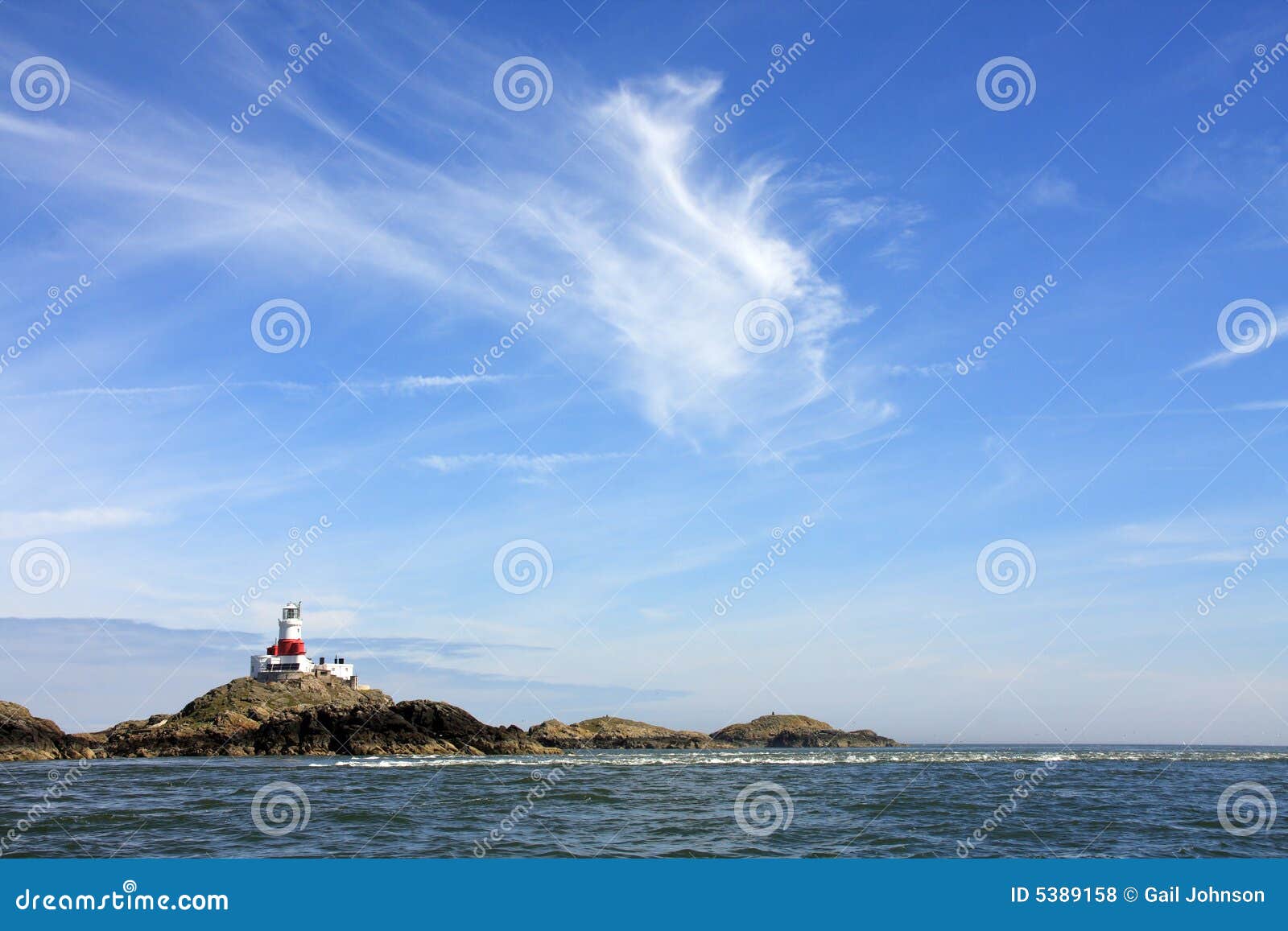 The Skerries stock photo. Image of wales, ocean, lighthouse - 5389158
