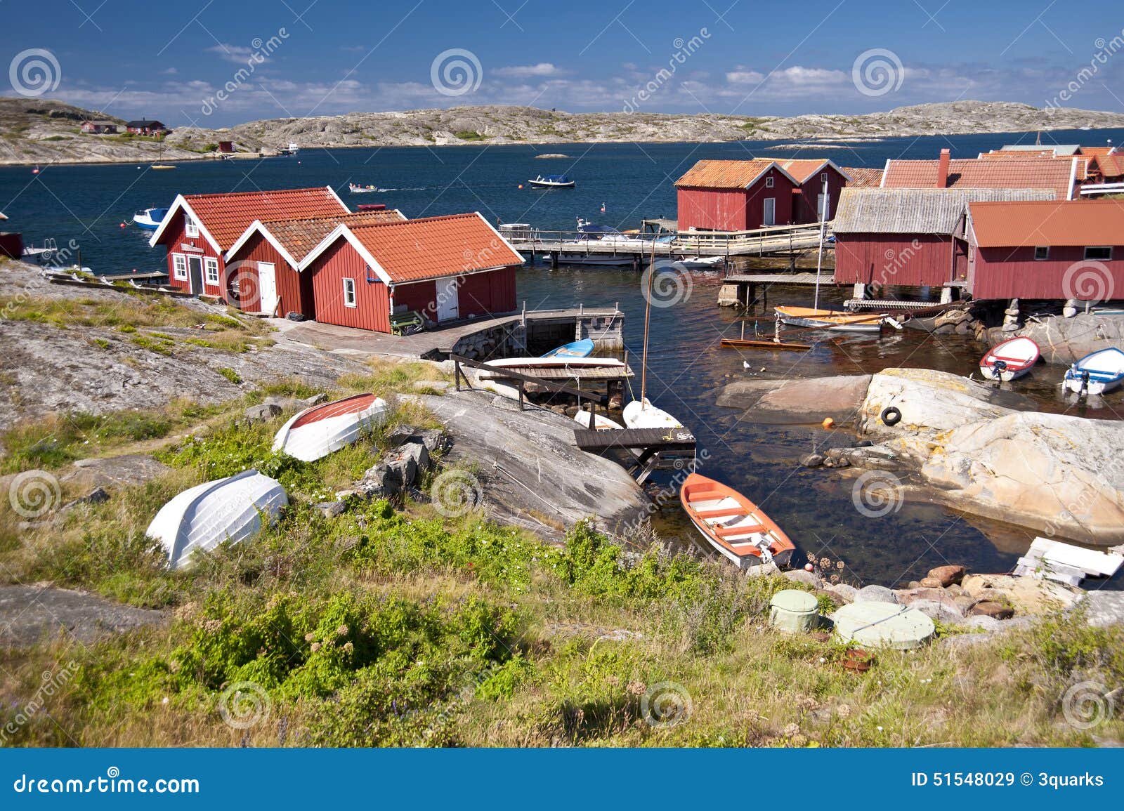 Skerry Island Kaeringoen stock image. Image of village - 51548029